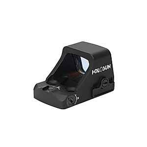 HOLOSUN HS507K X2 Multi-Reticle Red 2 MOA Dot & 32 MOA Circle Open Reflex Pistol Sight - Durable Shake-Awake Parallax-Free Aluminum Sight for Subcompact Handguns