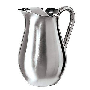 Stainless Steel Pitcher - 68 oz, Silver