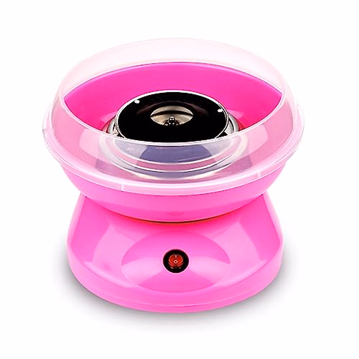 Cotton Candy Machine Desktop Cotton Candy Maker 450W Candy Floss Machine with Splash Prevention Bowl Sugar Scoop 10pcs Candy Sticks