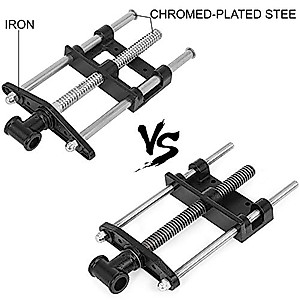 Mophorn Wood Vise 9 Inch Woodworking Vise, Heavy-Duty Steel and Cast Iron Workbench Vise, Easy-to-operate Front Vise, Durable Woodworking Bench Vise for Home, Woodworking Studios, Teaching Equipment