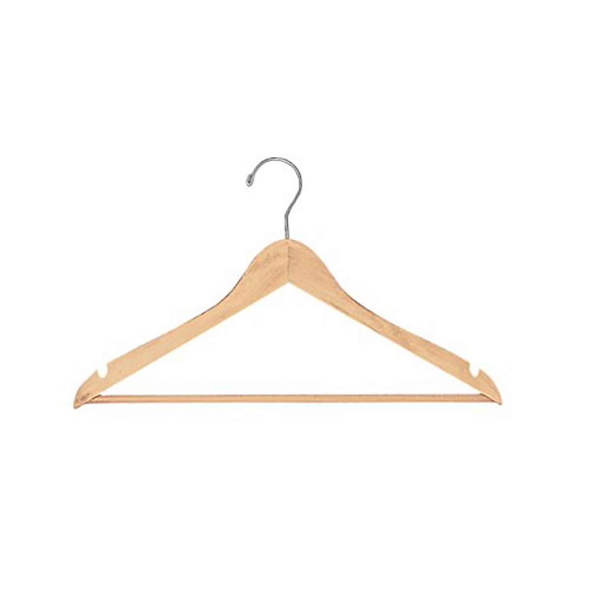 Natural Wood Hangers (All Purpose 17") - Case of 50