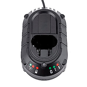 Replacement Charger for Makita, 10.8V 12V Lithium Battery Charger for Makita with LED Indicator DC10WA DF030D (US Plug)