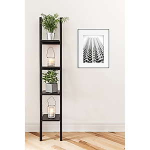 MCS Framatic Fineline Aluminum Frame, Black, 16 x 20 in matted to 11 x 14 in, Single