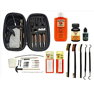 EDOG Range Warrior 27 Pc Gun Cleaning Kit - Compatible with Springfield Armory XD - Schematic (Exploded View) Mat, Range Warrior Universal .22 9mm - .45 Kit & Tac Book Accessories Set