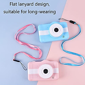 LINXHE Kids Camera- 20MP Camera for Kids with 3.5 inch Large Screen, 1080P HD Digital Video Cameras for Toddler Children's Birthday with 32GB SD Card, SD Card Reader (Color : Blue)