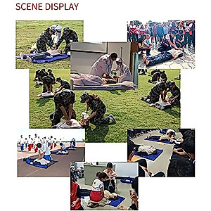 LXT PANDA CPR Simulator Training Model Kit, Professional Adult Full Body Manikin First Aid Training Model Cardiopulmonary Resuscitation Medical Model Human with Medical Accessories