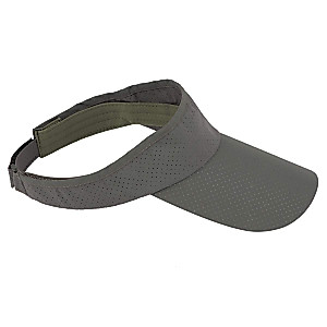 Sportmusies Sun Sport Visors Hat Fits Men Women, Running Golf Beach Cap Extra Long Brim Quick Dry Summer Army Green