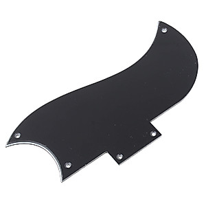 Pickguard for SG 3-ply Black 2-Humbucking 5 Holes Guitar Pickguard
