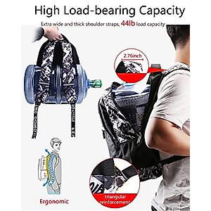 Lmeison Anime Cartoon Luminous Backpacks, Cool Bookbag for Boys Waterproof School Bag with USB Charging Port for Middle High School Unisex 15.6in Laptop Backpack for Student, Trend Graffiti Grey