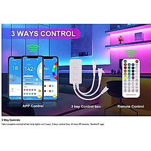 sanwo SP611E Dream Color Bluetooth Controller 142 Chasing Modes 18 Music Modes with Remote