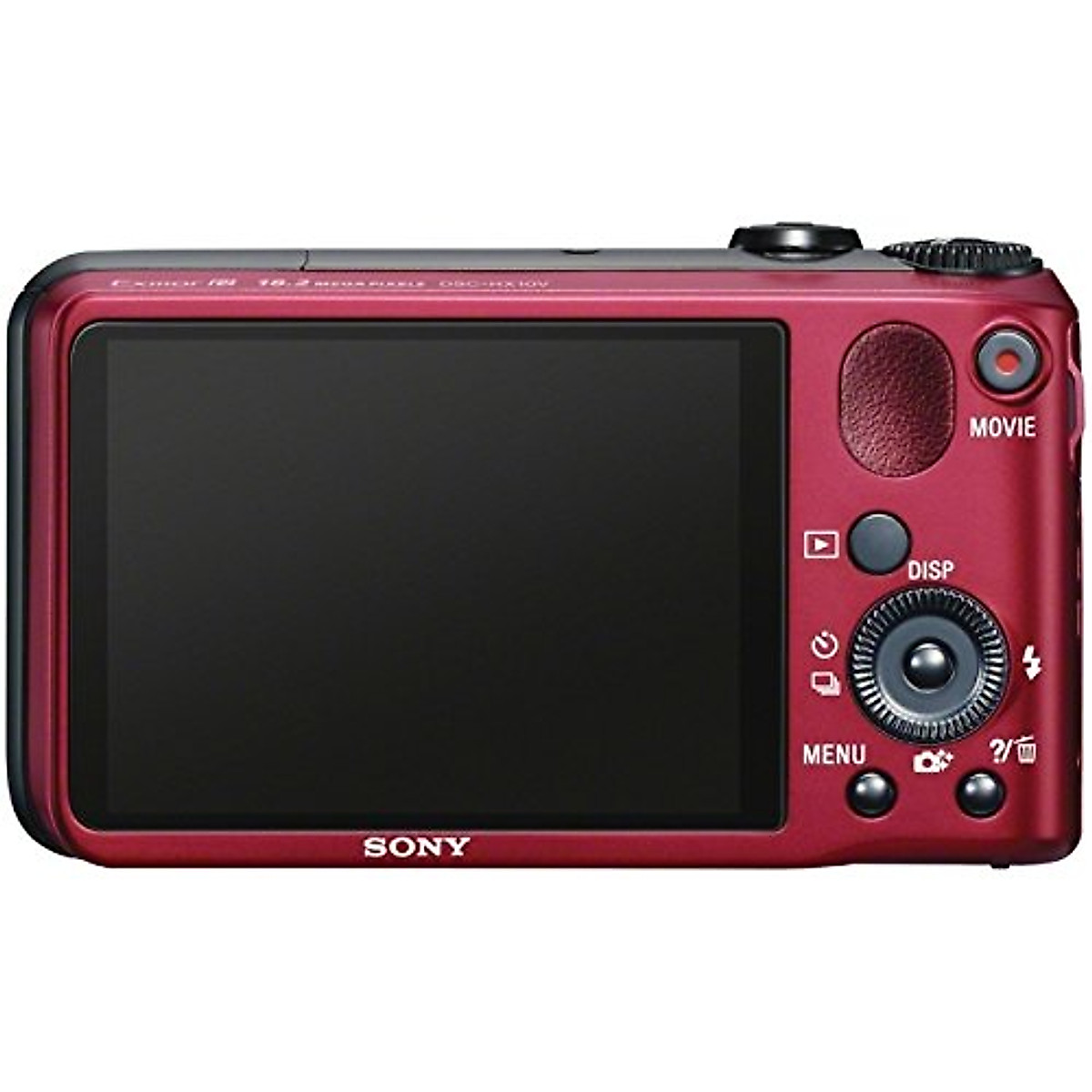 Sony Cyber-shot DSC-HX10V 18.2 MP Exmor R CMOS Digital Camera with 16x Optical Zoom and 3.0-inch LCD (Red) (2012 Model)