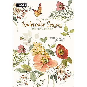 LANG Watercolor Seasons 2024 Monthly Planner (24991012124)