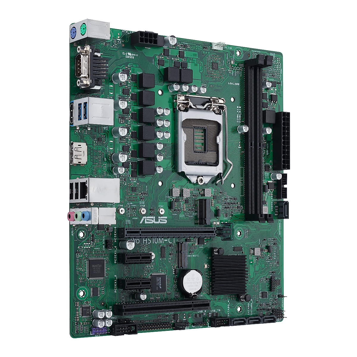ASUS Pro-H510M-CT/CSM LGA1200 (Intel 10th&11th Gen) mATX Commercial Motherboard (PCIe 4.0, 1 LAN, Front Panel USB 3.2, Intel vPro, DP,TPM IC onboard, COM debug Header, self-Recovering BIOS, ACCE)