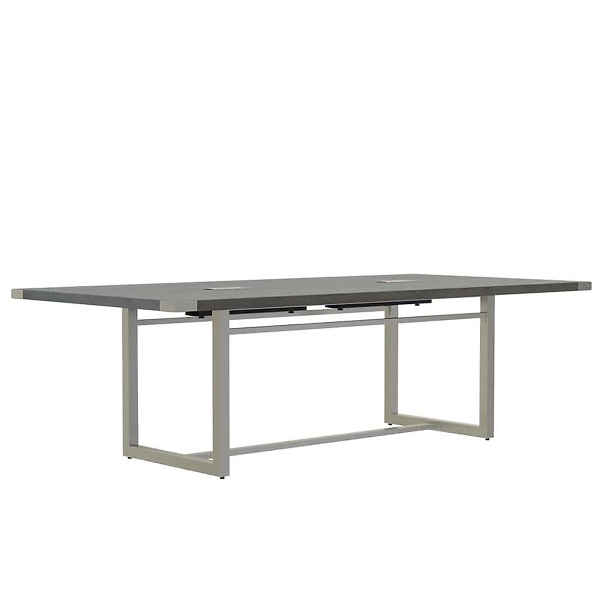 Mirella Conference Table Sitting Height - 8' Stone Gray