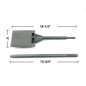 SPKLINE 5 Inch Wide SDS Floor Scraper Set Tile & Thinset Scaling Chisel Thinset Scraper Adhesives Remover Wall Scraper Fits SDS-Plus & SDS-Max Rotary Hammer, Chipping Hammer Drills, Demolition Hammers