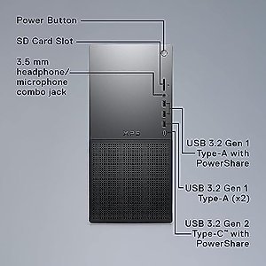 Dell XPS 8960 Desktop Computer Tower 2023 | 13th Gen Intel Core i7-13700 16-Core CPU, 64GB DDR5 RAM, 2TB NVMe M.2 PCIe SSD, Intel UHD Graphics 770, WiFi 6, Windows 11 Home