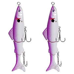 BESPORTBLE 2pcs Bass Lures Fish Lures Lures Bait Gear Hard Bait