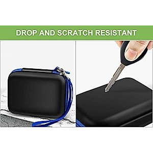 ALKOO Universal Hard Case for Handheld Game Consoles, Retro Mini Game Player Box for Charging Cable, Earpods, Batteries and Accessories (Blue)