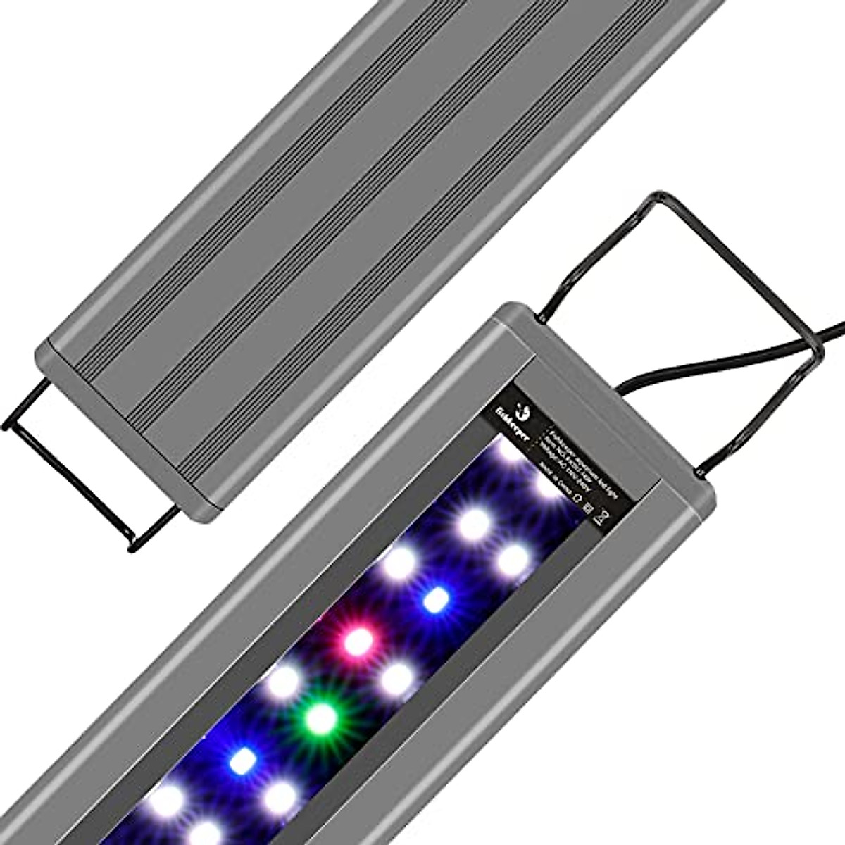 fishkeeper Aquarium Light, 14W Full Spectrum LED Fish Tank Light with Extendable Brackets, for 25"-33" Freshwater Fish & Planted Tank Multi-Color