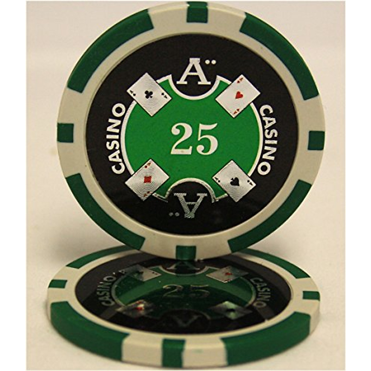 MRC Poker 1000pcs Ace Casino Laser Poker Chips Set with Acrylic Case Custom Build