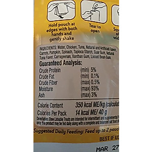 Delectables Stew Lickable Treat With Chicken & Veggies in Rich Sauce (4-POUCHES) (NET WT 1.4 OZ EACH)