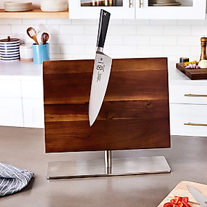 Mercer Culinary Magnetic Knife Board on Stand, 14 1/8 x 10 1/4, Stainless Steel