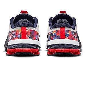 Nike Womens Metcon 8 Trainers Do9327 Sneakers Shoes (Summit White/Bright Crimson/Hyper Pink/Blackened Blue, us_Footwear_Size_System, Adult, Women, Numeric, Medium, Numeric_6)