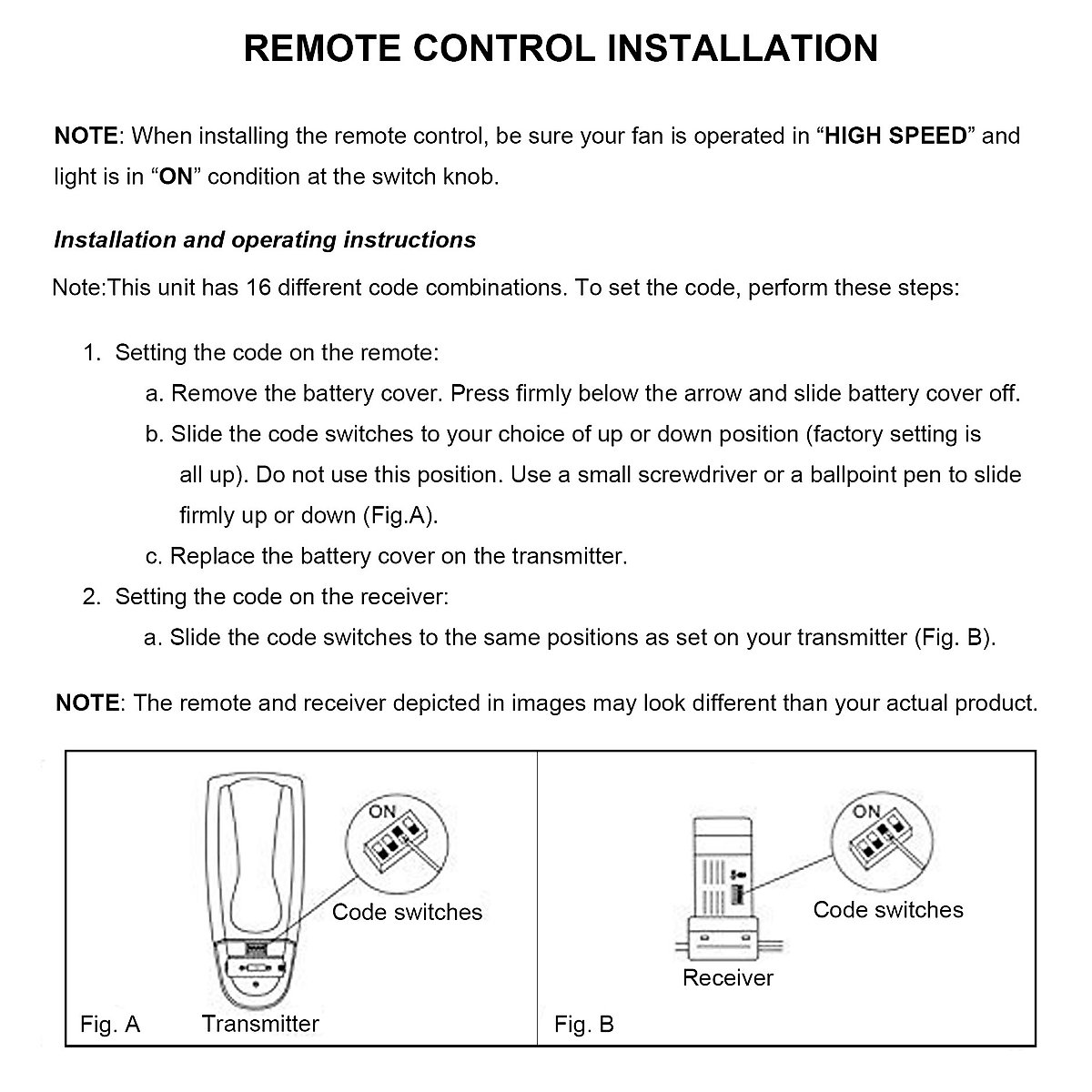 Eogifee Universal Ceiling Fan Receiver Designed Specially for Hunter Hampton Bay Remote Control Fan-HD5 UC7078T Harbor Breeze Remote ControlFAN-53T FAN-11T KUJCE9103 FAN-35T KUJCE9603 Only a Receiver