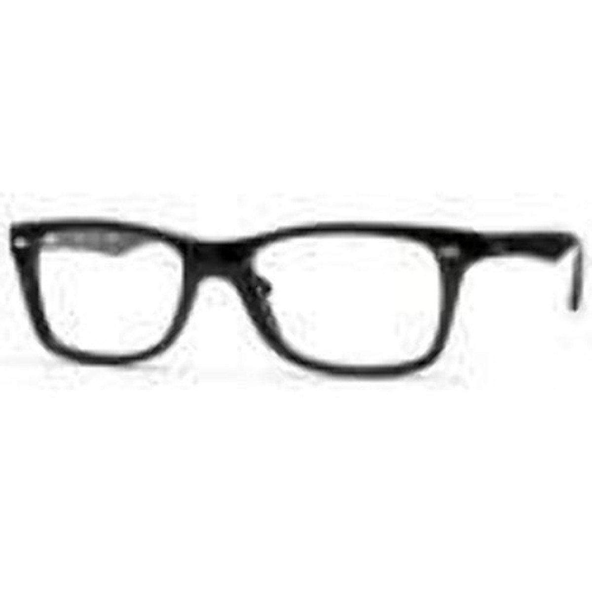 Ray-Ban RX5228 Square Prescription Eyeglass Frames, Black/Demo Lens, 55 mm