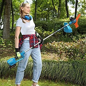 Handheld Cordless String Trimmer/Edger Lawn Mower Household Small Portable Rechargeable Weeder Multifunctional Electric Lawn Mower