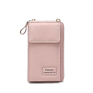 myfriday Small Leather Shoulder Bag, Crossbody Bag CellPhone Wallet Purse Lightweight Crossbody Handbags for Women