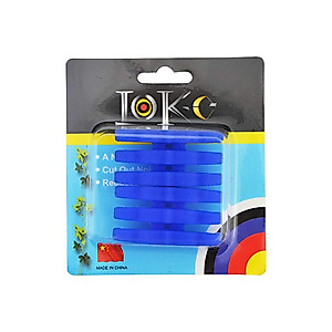 ZSHJGJR 2pcs Archery Bow Limbs Stabilizer Rubber Bow Limbs Shock Absorber Compound Bow Limbs Vibration Dampener Silencers Archery Accessory (Blue)