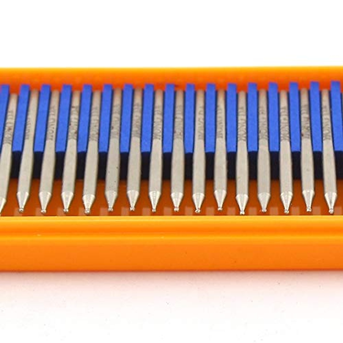 JINGLING Diamond Grinding Bits 1mm Spherical Head Carving Ball Bur Pack of 30Pcs