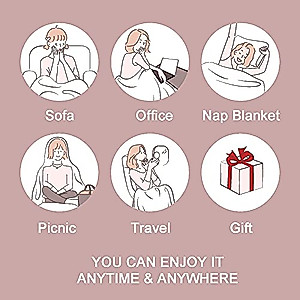 FY FIBER HOUSE Fleece Throw Blankets Thick Sherpa Blanket Soft Throws Plush Cozy Baby Chenille Throw Blanket for Sofa - 50x60 Inches, Dusty Pink