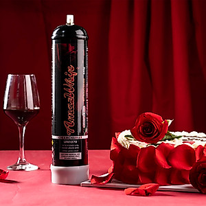 AMAZWHIP 640g, 0.95L Fresh and Pure Rose Fragrance Cream Charger (1 cylinder-rose)