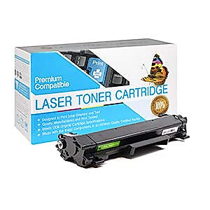MS imaging Supply Laser Toner Catridge Replacement Compatible with Brother TN760 (Black, 2 Pack)