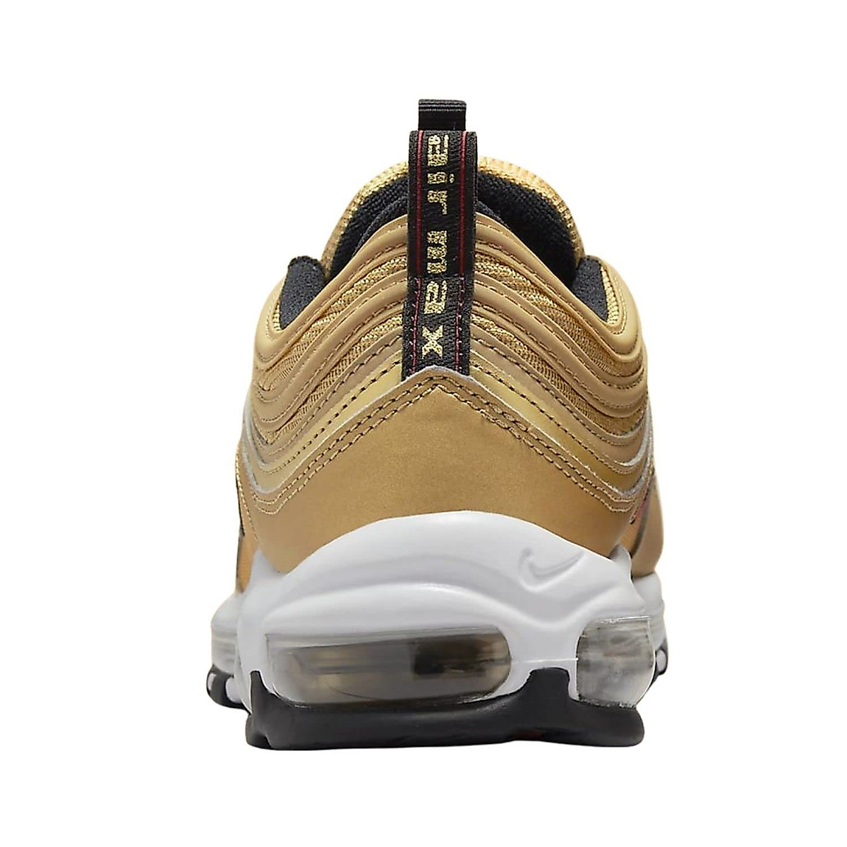 Nike mens Air Max 97 Og, Metallic Gold/Varsity Red, 8.5