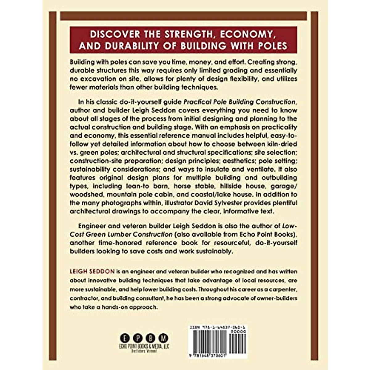 Practical Pole Building Construction: With Plans for Barns, Cabins, & Outbuildings