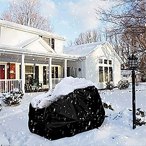 Riding Lawn Mower Cover Waterproof Tractor Cover Heavy Duty Fits Decks up to 54’’, Large Premium Riding Lawn Tractor Cover UV Resistant Protection, Universal Size