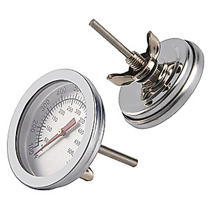 2X BBQ Thermometer Gauge - Barbecue BBQ Pit Smoker Grill Thermometer Temp Gauge - 2Pack