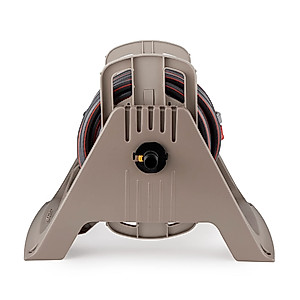 Suncast 100 ft. Tote or Wall Mount Resin Garden Hose Reel with Lid, Taupe