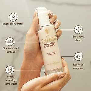 Rahua Hydration Hair Mask, 4 Fl Oz, Ultra-Hydrating Deep Conditioning Hair Care for Dry Damaged Hair with Nourishing Natural, Plant-Based Derived Ingredients, Organic Oils & Moisturizing Shea Butter