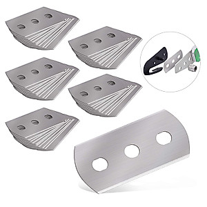 Gomake Replacement Blades for Bodyguard Vinyl Backing Cutter Knife, Stainless Steel, Pack of 50