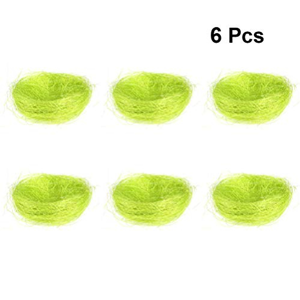 SOIMISS 6pcs Easter Party Supplies Nests Easter Table Decorations Simulation Birds Nest Natural Ornaments Decorative Easter Nest Garden Artificial Nest Moss Bird Nest The Bird's Nest Chick