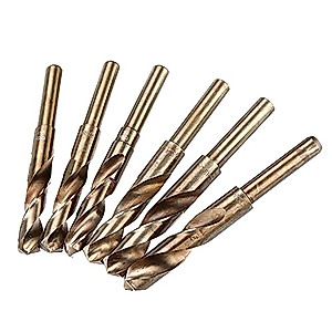 Drill Bit M35 HSS-Co Cobalt Twist Drill Bit 1/2 Inch Reduced Shank Drill Bit For Metal Stainless Steel Drilling-14mm