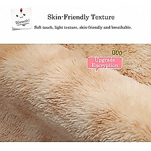 Ultra Soft Bedroom Rug, Round Fluffy Rainbow Area Rugs, Cute Circle Carpet Plush Rug for Bedroom Living Room Home Decor, Thick Shag Carpet 2 Feet for Girls (Rainbow)