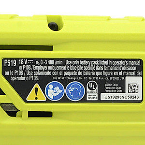 Ryobi P519 18V One+ Reciprocating Saw (Bare Tool) (Renewed)