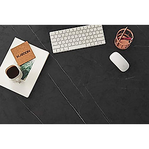 Kaboon 60x28 inches Melamine Table Top, Large One-Piece Wood Desktop for Sit Stand Desk, Rectangular Wood Countertop, Home or Commercial Use, 1 inch Thick(27.56" D x 59.1" W, Cloud Atlas)