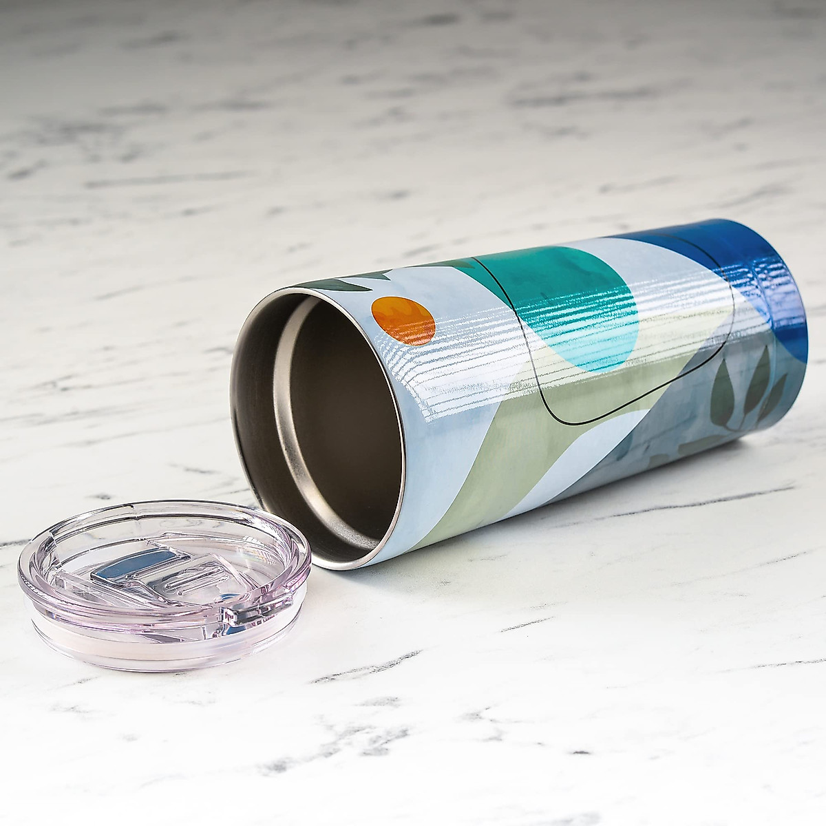 Greenline Goods Frida Kahlo Floral Insulated Travel Tumbler – 20 oz Triple Insulated Stainless Steel Coffee Tumbler with Lid, Dishwasher Safe, Non-Slip Silicone Base, Double Wall, Vacuum Sealed