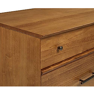 Camaflexi Mid-Century Solid Wood Dresser / 6 Drawers/Castanho Finish